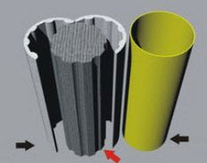 Modular formwork - R / Q / T SERIES - DIDOR ITALIA - cardboard / column