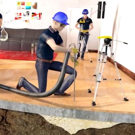 Foam resin injection system - SOIL STABILIZATION - GEOSEC - paving lift