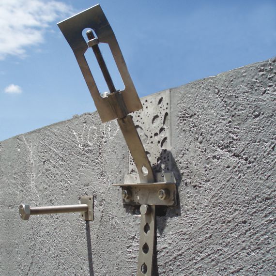 Stainless steel fastening system - FPA - HALFEN - for facade cladding ...