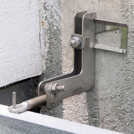 Stainless steel fastening system - BODY - HALFEN - for panels / for ...