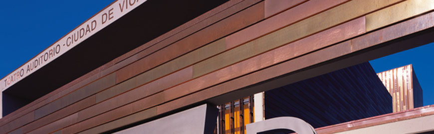Copper sheet metal / for facade cladding / patina - TECU® BRONZE ...