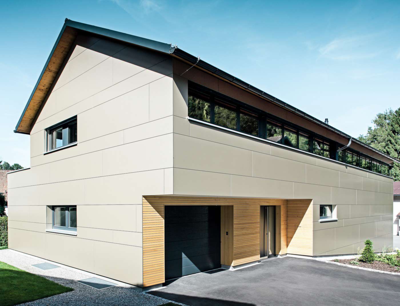 Panel cladding - PREFA Aluminiumprodukte GmbH - aluminum / composite ...