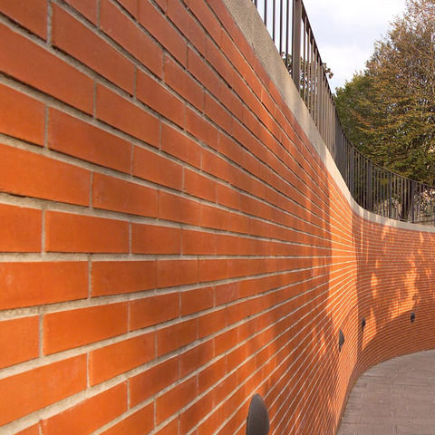 Clay cladding brick - SOLID FACING - SOLAVA - for facade / smooth ...