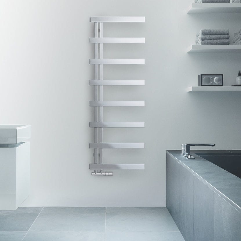 Hot water towel radiator - ALBAN - Zehnder - 0...500 w / contemporary ...