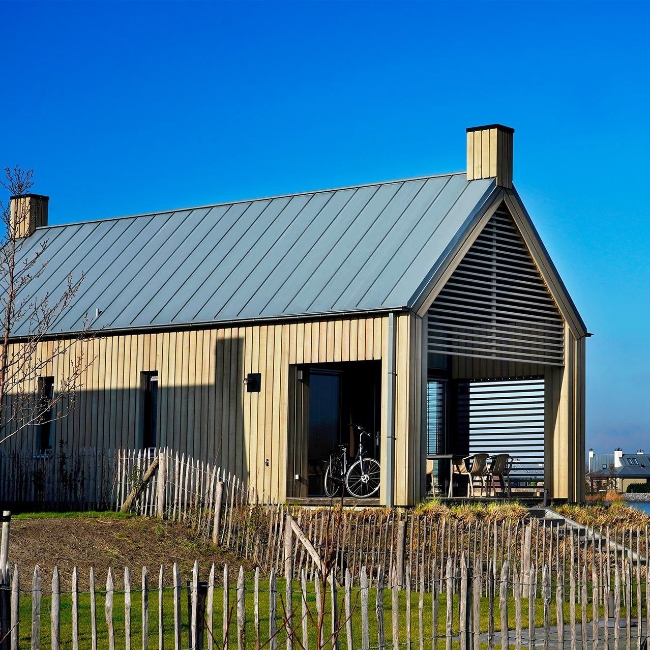 Pitched roofing - WATERRIJK OESTERDAM RESORT - ZINTEK - zinc-titanium ...