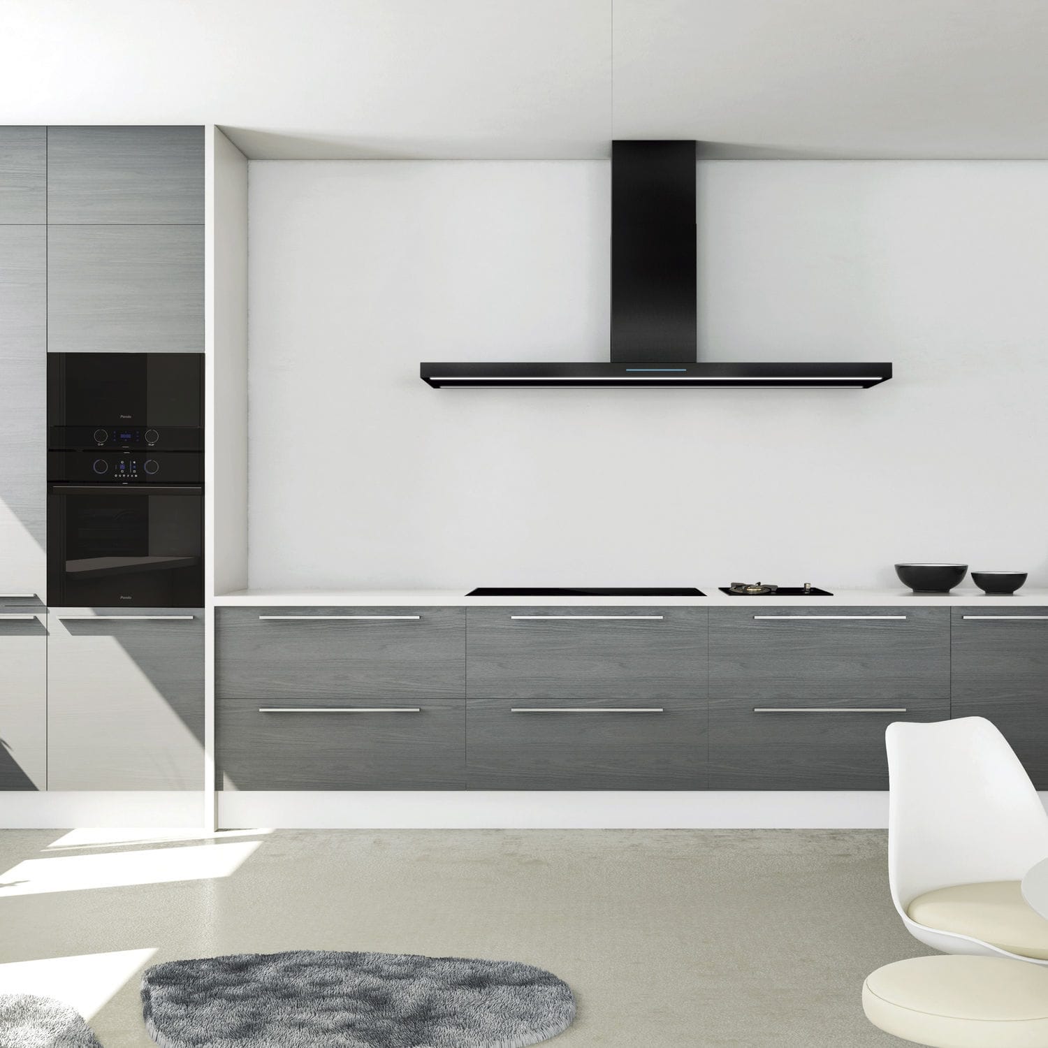 Wall-mounted range hood - P-861 by Pando - Pando Integral Cooking ...