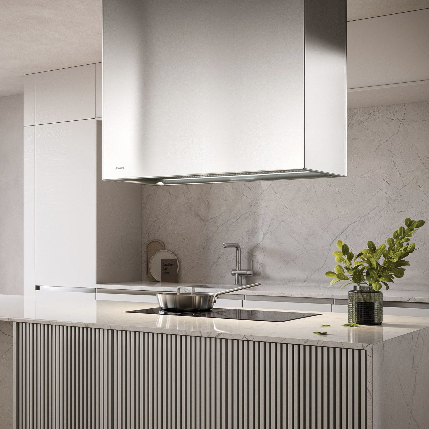 Island range hood - I-300 by Pando - Pando Integral Cooking - ducted ...