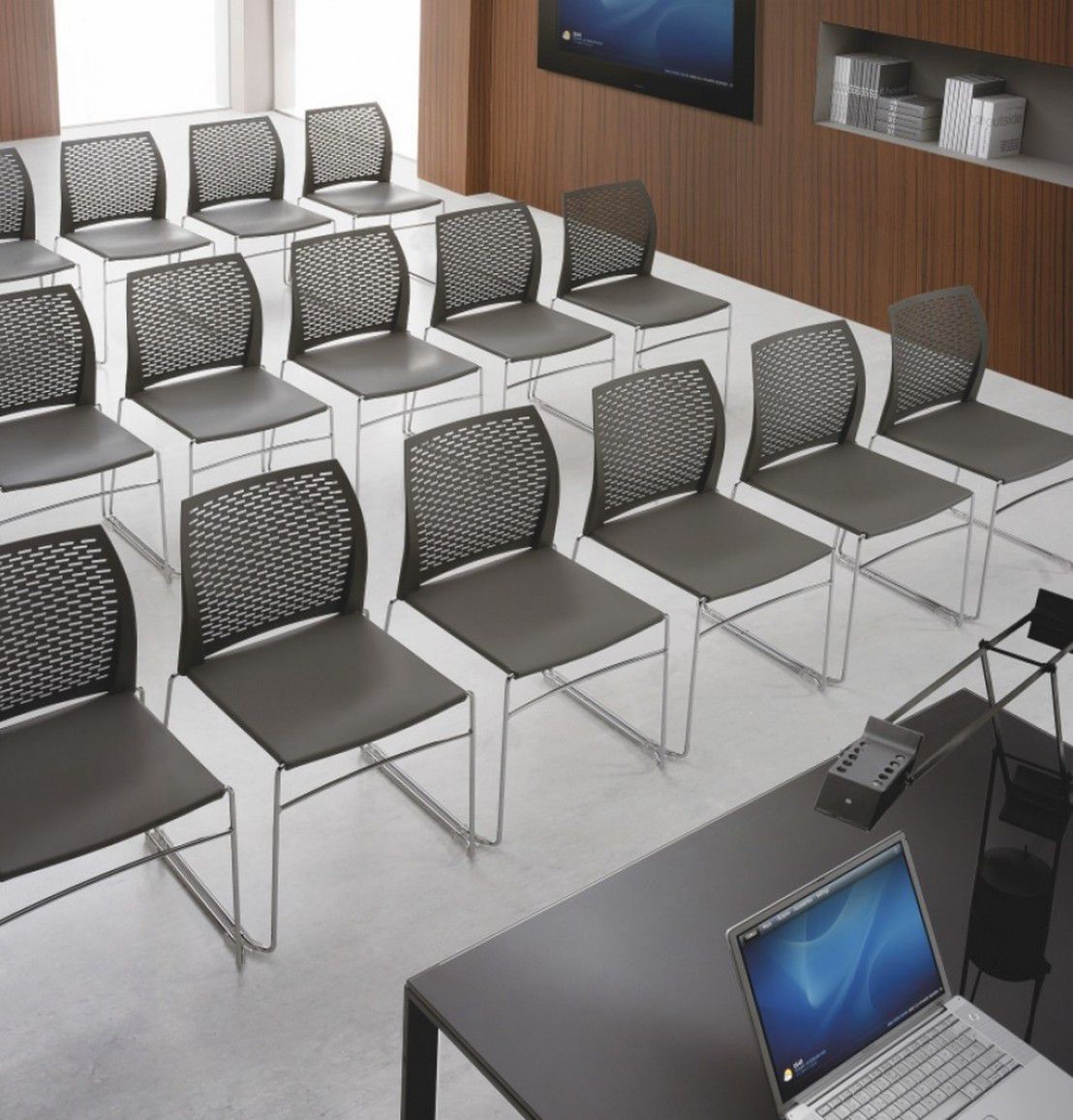 Contemporary conference chair - MEETING - SEANROYALE - indoor ...