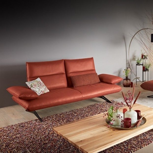 Contemporary sofa - ANGEL.DC - SEANROYALE - fabric / leather / with ...