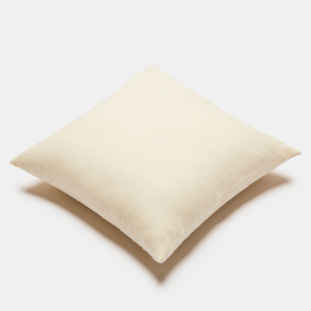Square cushion - EXCLUSIVE - ALPAKA - plain / wool / gray