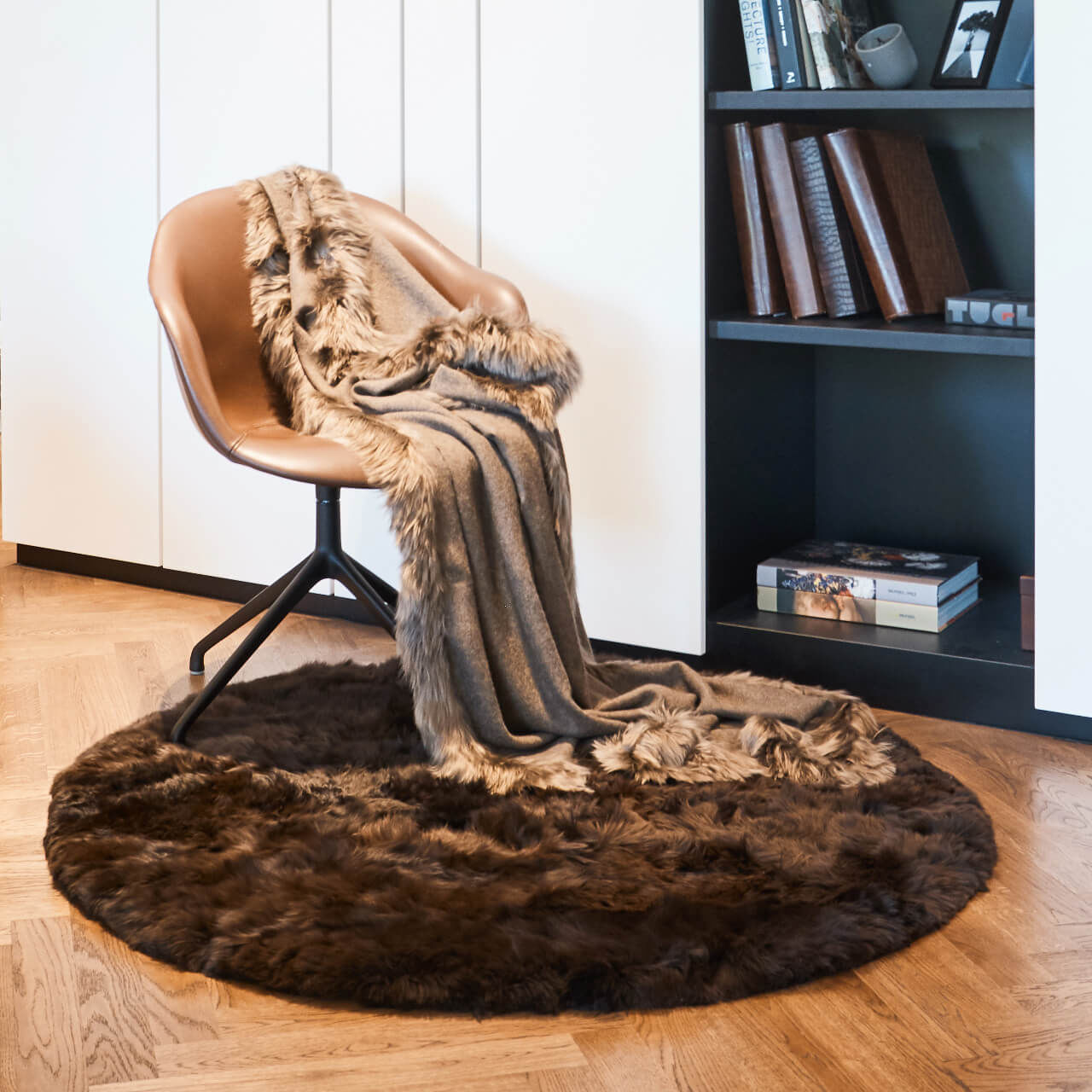 Contemporary rug - YAKU - ALPAKA - plain / alpaca wool / rectangular