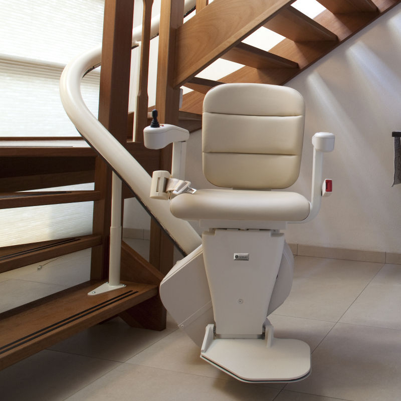 Indoor chair stair lift - ELEGANCE - Garaventa Lift - residential ...