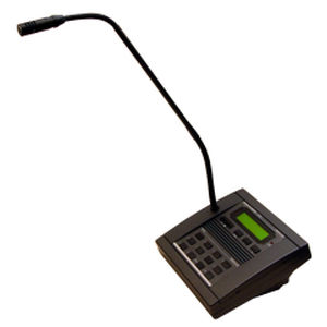 Retractable microphone - PD5807 - Sonelco - conference table