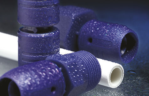 Plastic fitting - PUSH-FIT SMARTFIX - Wavin - T