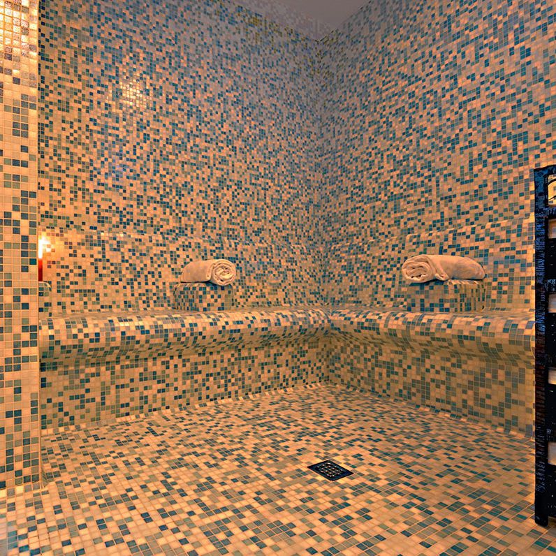 Heated bench module - CEMI - for sauna