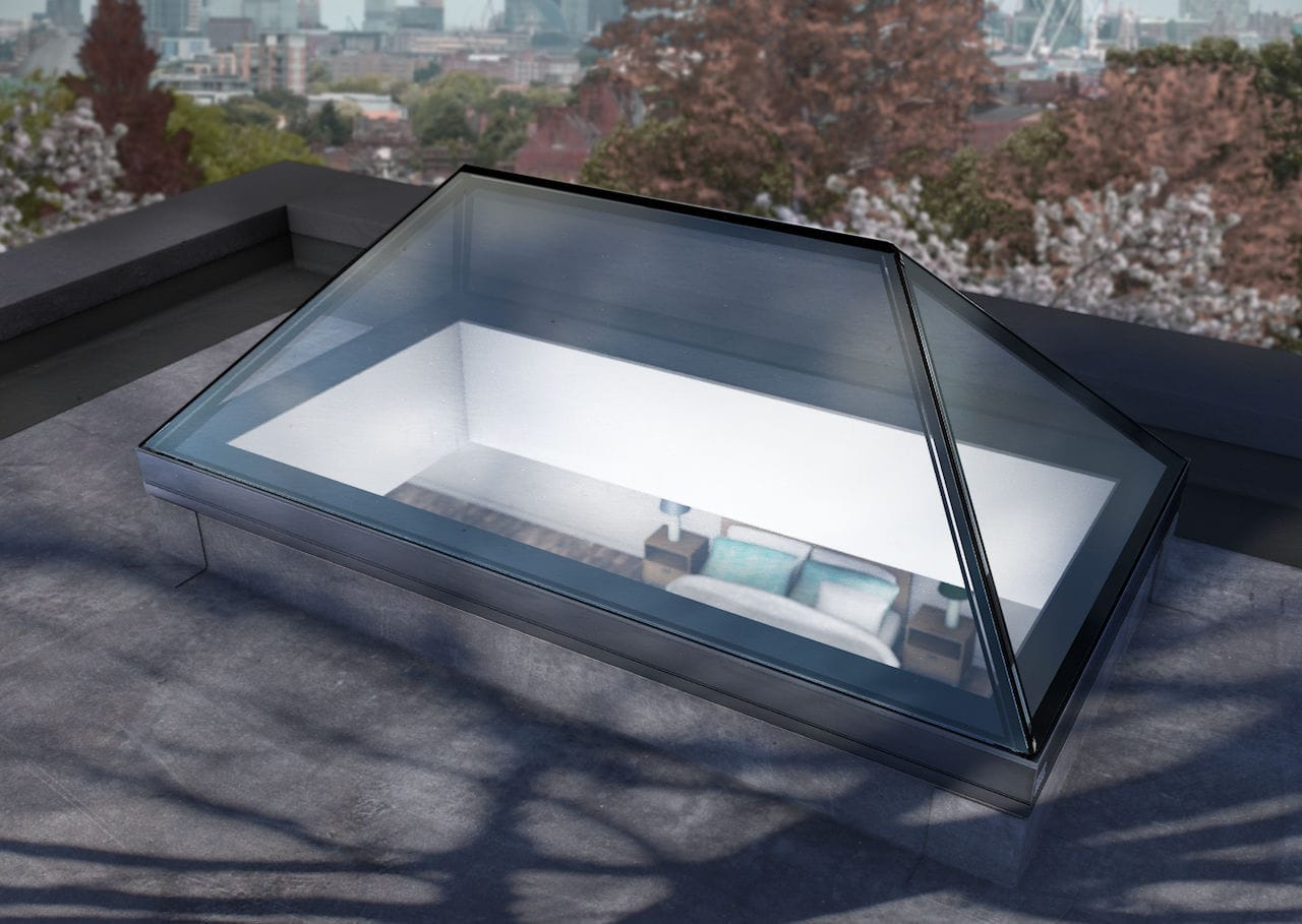 Fixed glass roof - ROOFLIGHT - Glazing Vision - pyramid type