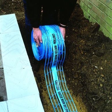 Underground safety net - UTILINET - TERRAM - plastic