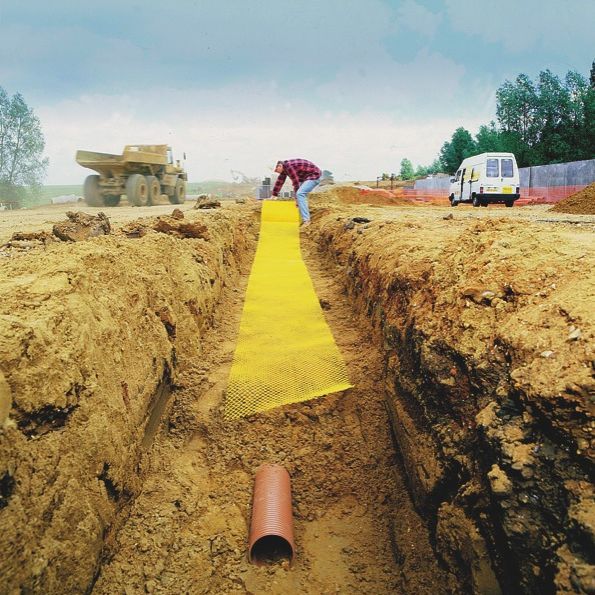 Tube safety net - PROTECTION MESH - TERRAM - underground / plastic