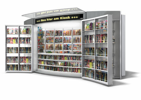 Newsstand - INTELLIGENT SERIES L - Wall AG - aluminum