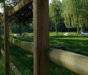 Fence post - RURAL - Collstrop Garden