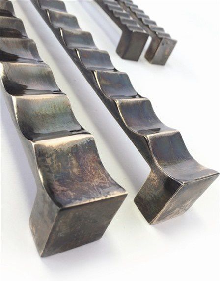 Aluminum furniture handle - SCALLOP 350 & 580 - Philip Watts Design ...