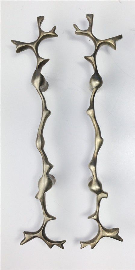 Aluminum furniture handle - SMALL CORAL - Philip Watts Design - bronze ...