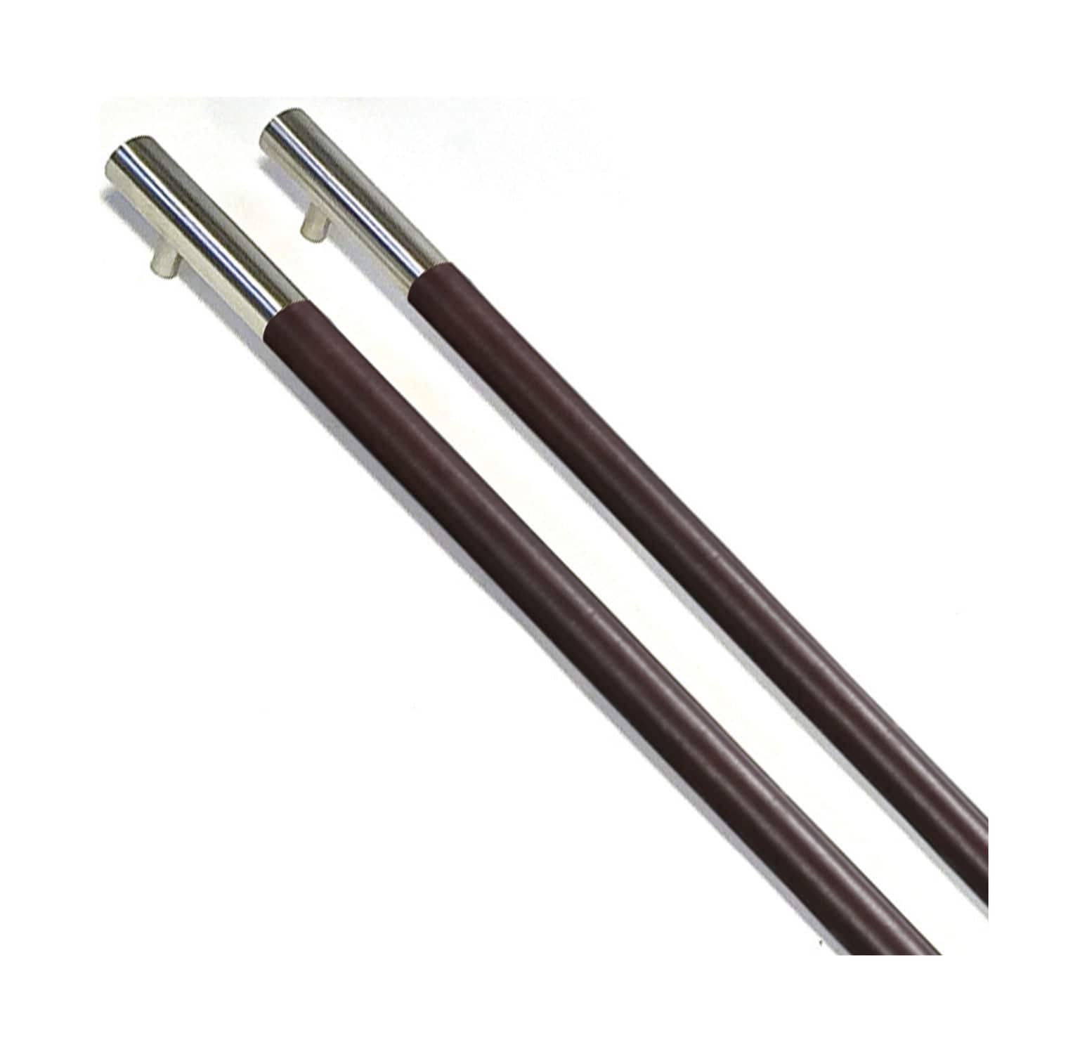 Door pull handle - LEATHER BATON - Philip Watts Design - stainless ...