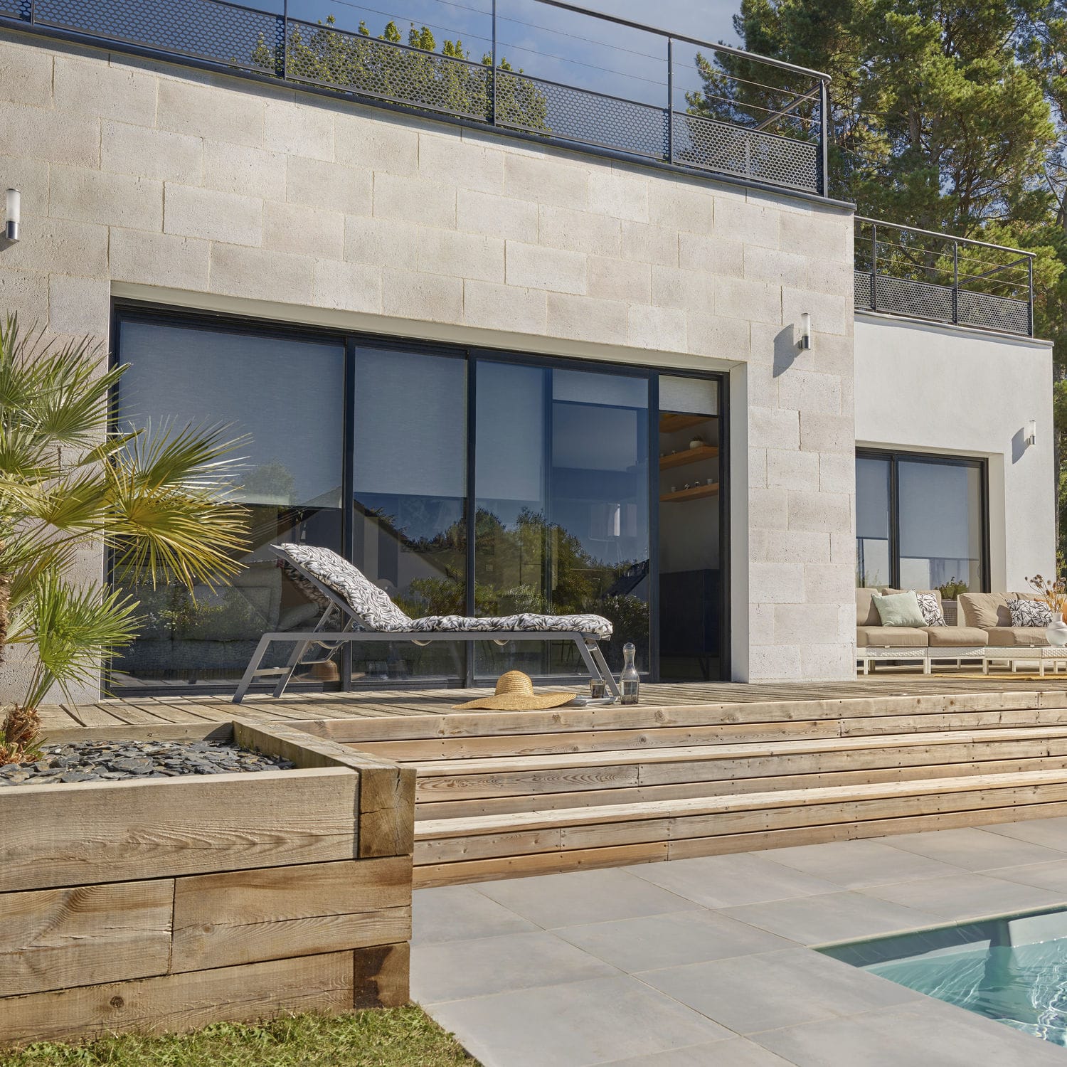 Engineered stone wall cladding - BRECY TON NATUREL - ORSOL - interior ...