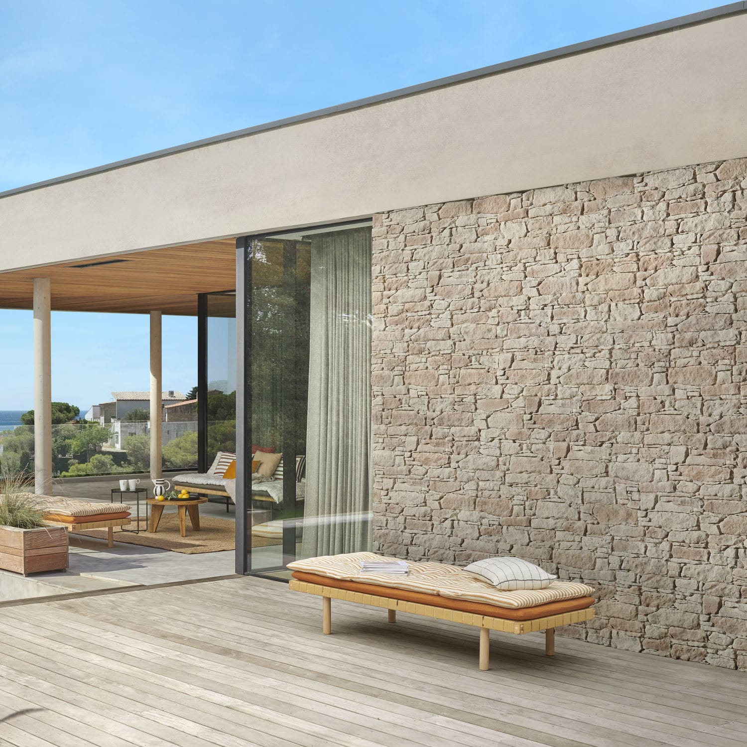 Engineered stone wall cladding - TERTUS - ORSOL - interior / exterior ...