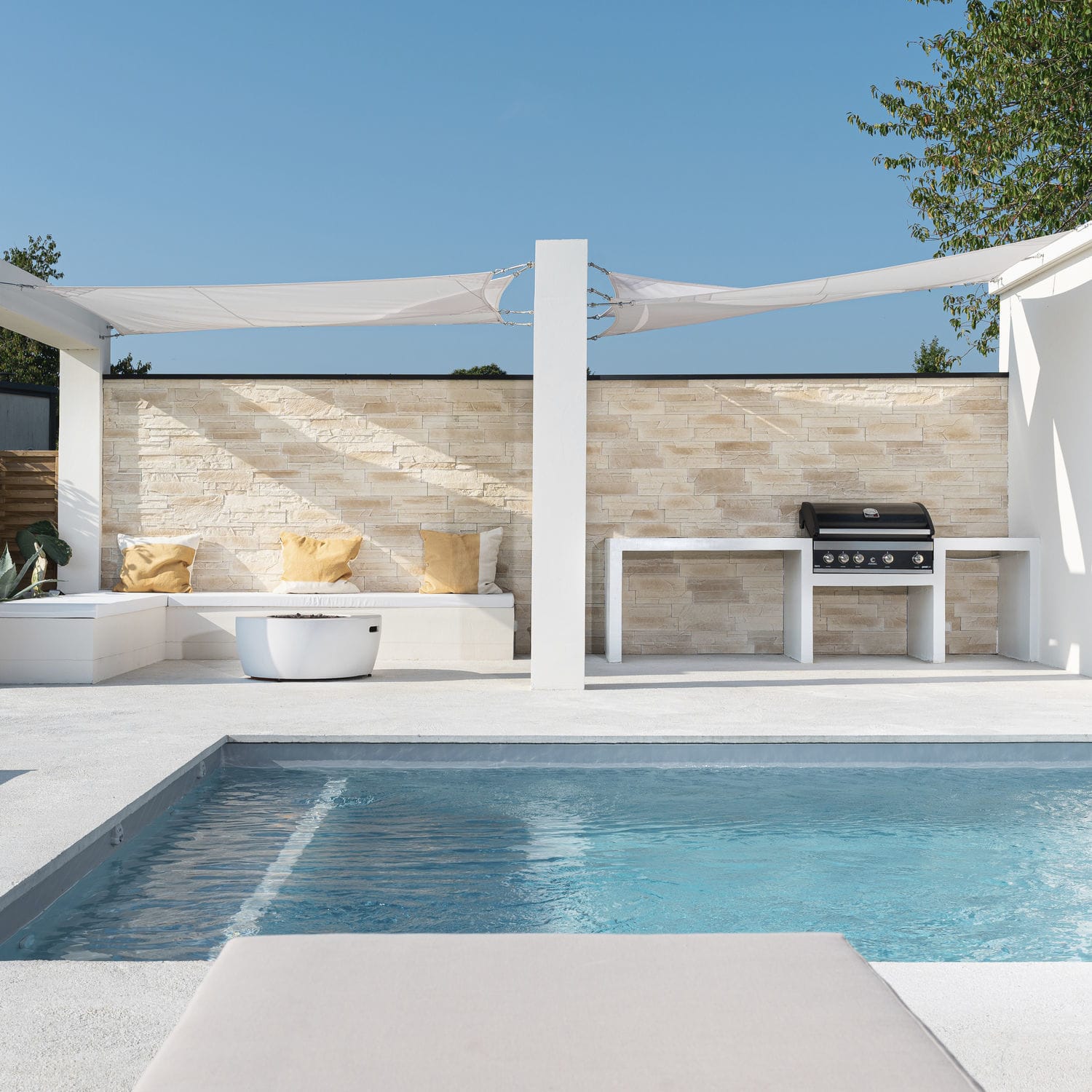 Engineered stone wall cladding - PORTLAND NATUREL - ORSOL - interior ...