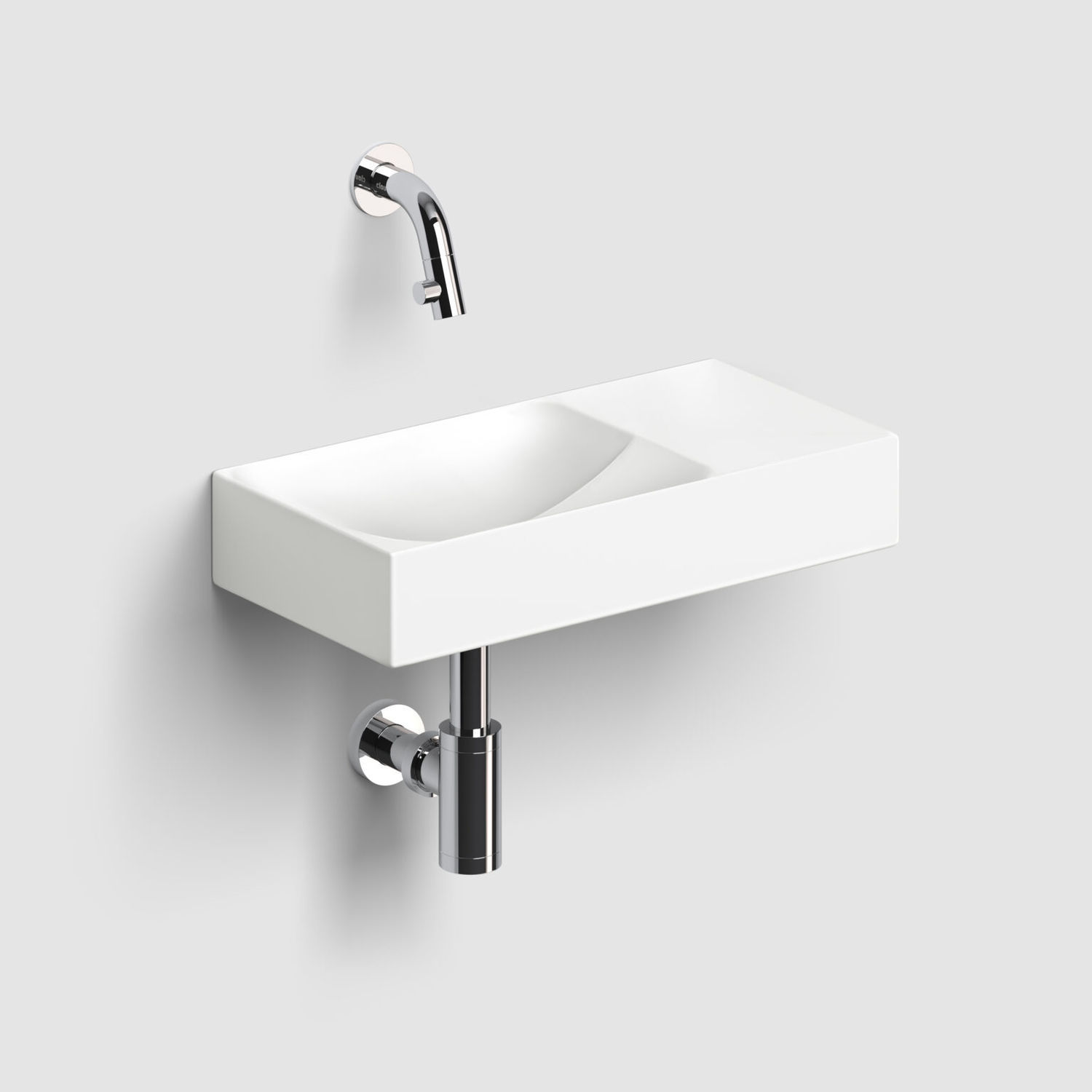 Wall-mounted hand basin - CL/03.02161.R - Clou BV - countertop ...