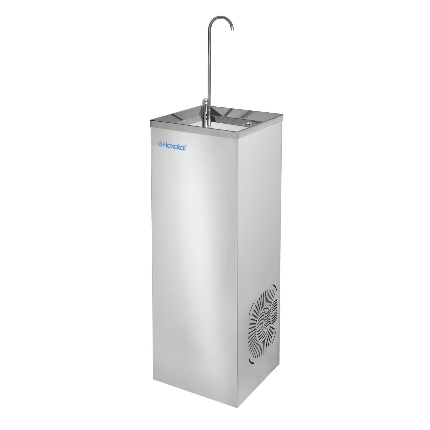 Indoor drinking fountain - M8A - HEXOTOL - stainless steel / commercial