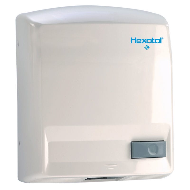 Push-button hand dryer - A115 PLUS - HEXOTOL - wall-mounted / ABS / for ...