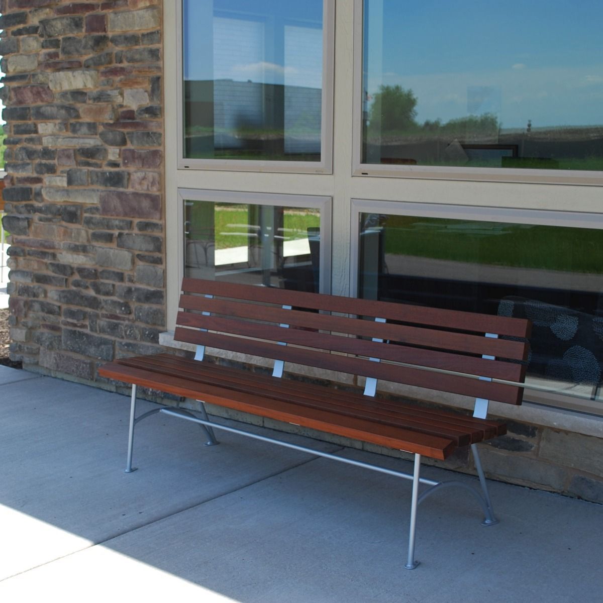 Contemporary public bench - YAHARA - Madrax/Thomas Steele - recycled ...