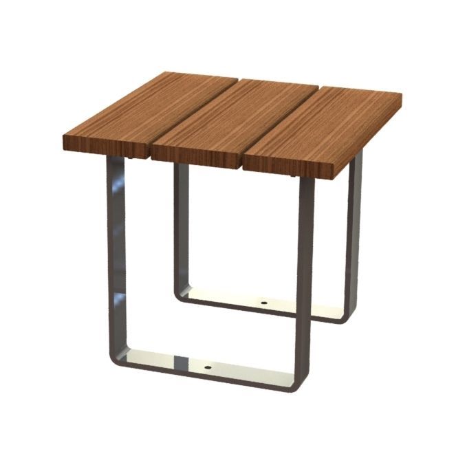 Contemporary side table - VILAS - Madrax/Thomas Steele - ipe / powder ...