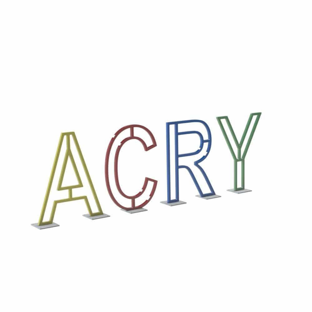 Floor-mounted bike rack - LETTERS - Madrax/Thomas Steele - original ...