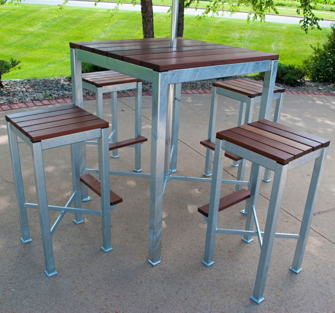 Contemporary high bar table - MONONA - Madrax/Thomas Steele - recycled ...