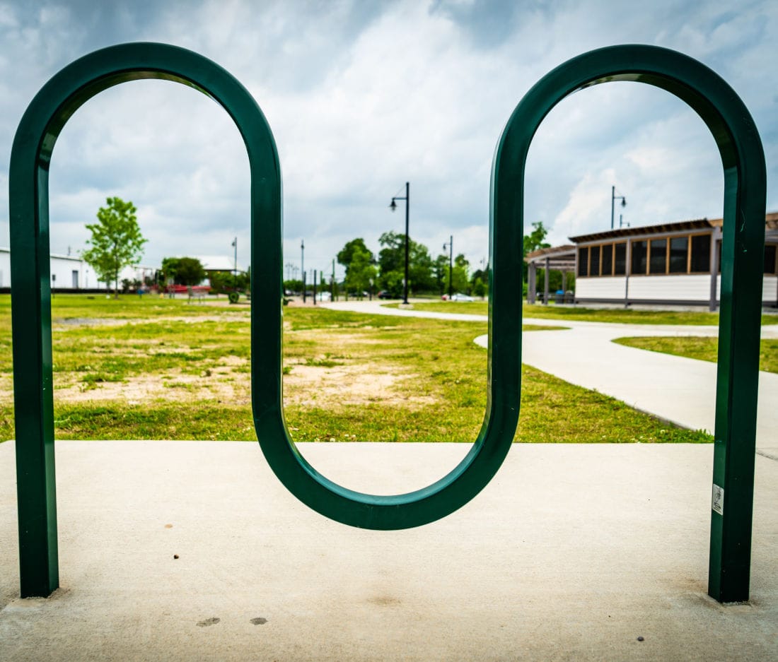 Floor-mounted bike rack - CAPITOL SQUARE™ - Madrax/Thomas Steele ...