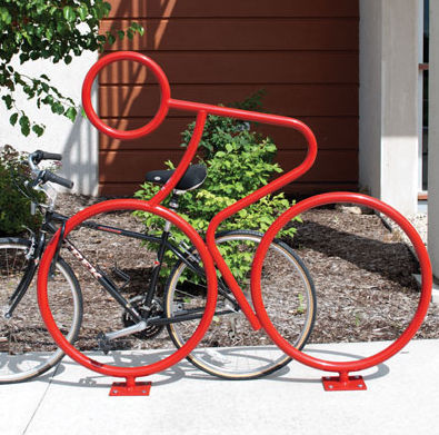 Floor-mounted bike rack - ADVOCATE - Madrax/Thomas Steele - galvanised ...