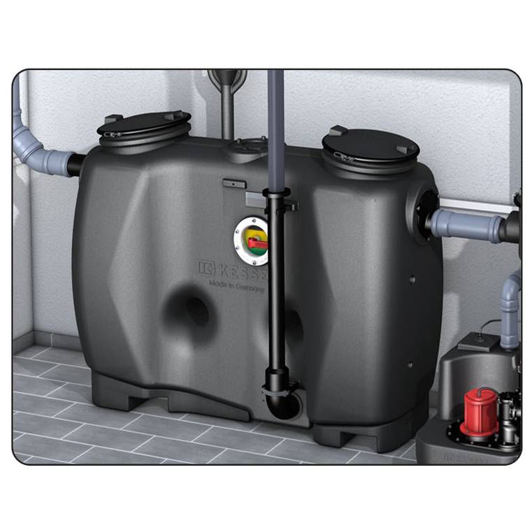 Free-standing grease trap - EASYCLEAN STANDARD (D) - KESSEL