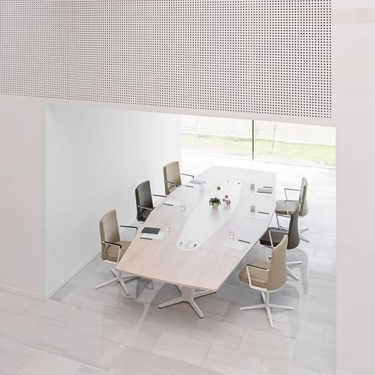 Executive desk - POWER - Actiu - free-standing / individual / contemporary