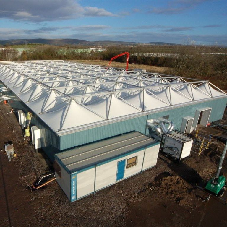 Steel framing building - DELTA - De Boer Structures Holding BV - modular / temporary / aluminum