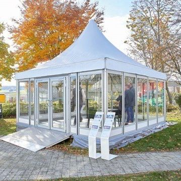 Square marquee tent - PAGODA - De Boer Structures Holding BV - PVC ...