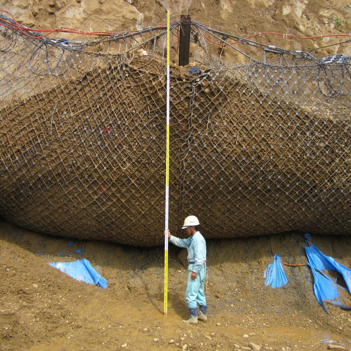 Steel edge fall protection - SHALLOW LANDSLIDE BARRIERS - PFEIFER