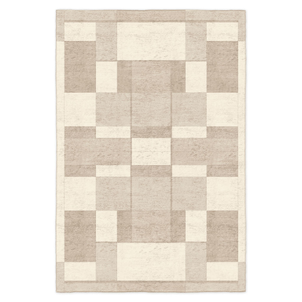 Contemporary rug - VITRAIL - Galerie Diurne - geometric / plaid / wool