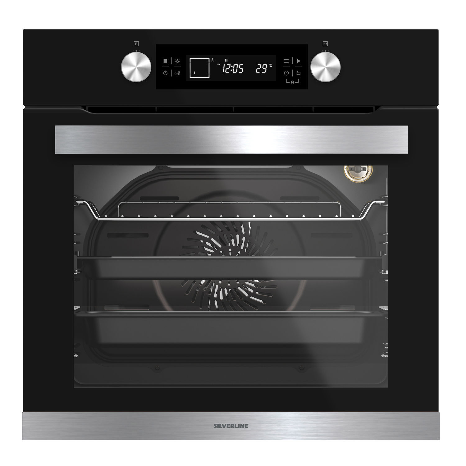 Electric oven - BO6505 - Silverline - built-in / single / self-cleaning