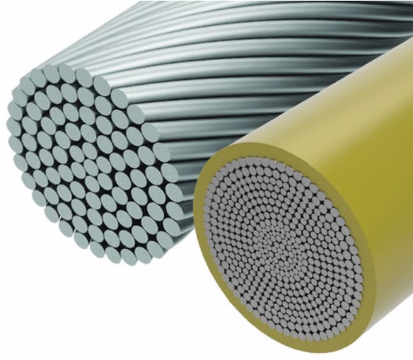 Tensile structure steel cable - XF - Redaelli - open spiral strand ...