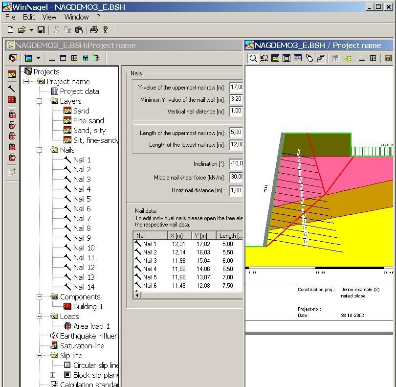 Retaining wall calculation software - WINNAGEL - IDAT GmbH - for ...