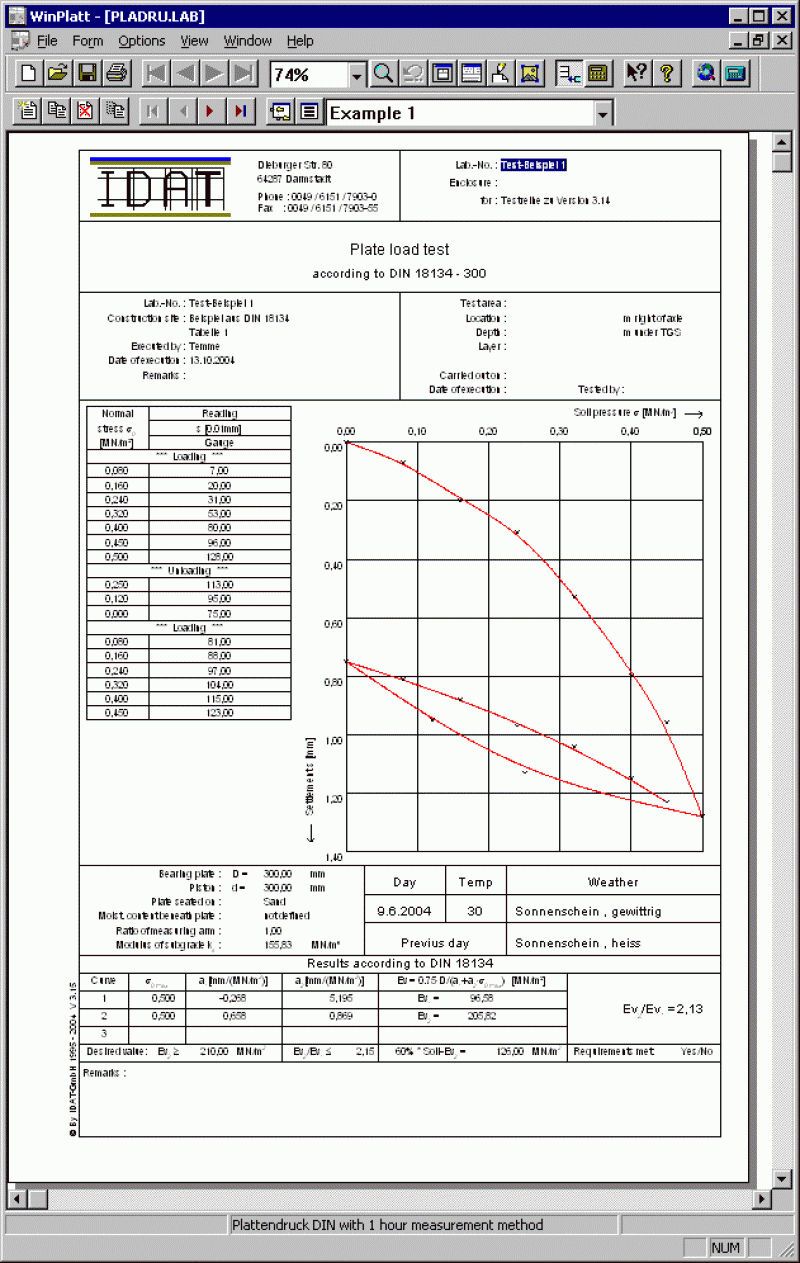 Fluid dynamics calculation software - WINPLATT - IDAT GmbH - for steel ...