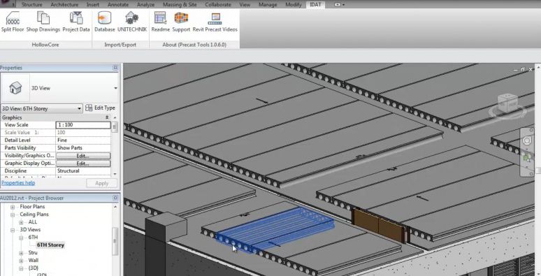 Calculation software - REVIT PRECAST - IDAT GmbH - computer-aided ...
